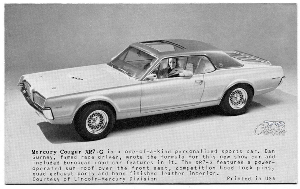 Mercury Cougar XR7-G Prototype | The Cougar Club of America